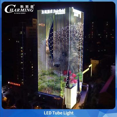 China IP65 Rated Outdoor Tube Light Without Dark Area Connection Anti UV-PC Cover For Staircase Building Lighting for sale