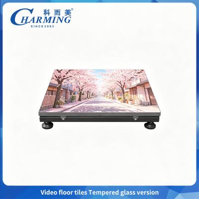China 7680Hz Tempered Glass Cover and Potting Process Dance Floor Wear-resistant for Wedding for sale