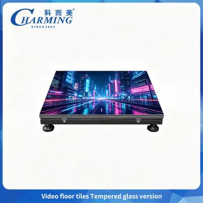 China Post-maintenance P3.91 Tempered glass version dance ﬂoor wear-resistant for events for sale