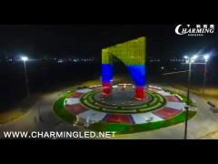 Charmant nouveau produit d'innovation 2025, lumière LED pixel 40D 40*27.3MM, matériau PC, IP66, décoration des attractions touristiques