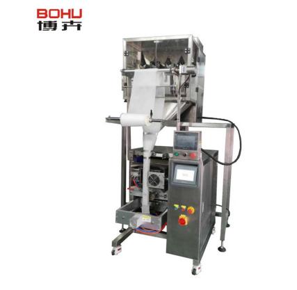 Quality Film Type Small Size Full Automatic Granule Packing Machine 4 Head Weigher for sale