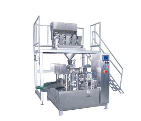 Quality Pre Made Bags Full Automatic Granule Packing Machine 20-30 BPM 50-2000g for sale