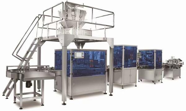 Quality 10-2000g Automatic Granule Filling Machine 20-60 Bags/Min for sale