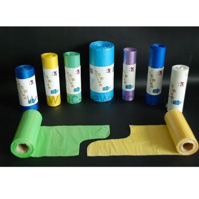China HDPE Wave Top Bag /garbage bag for sale
