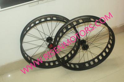 Cina Vendita calda 26x4.0 pollici Fat Bike Rame di ruota in lega di alluminio 28/32/36/48 fori diversi colori in vendita