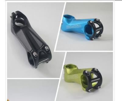 Cina Bicicletta Leggio Stem Logo personalizzato OEM per bicicletta XC +-17 grado 80/90/100mm lunghezza Diametro 31,8mm in vendita