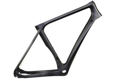 China Lightweight 700c Full Carbon Fiber Road Bicycle Frame of Road Bike Frameset  9qr/Thru-axle 1000g/52 size Disc Brake for sale