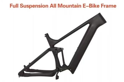Cina 29er Shimano Carbon Full Suspension E-bike Frame Leggero EP8 Electric Mountain Bike in vendita