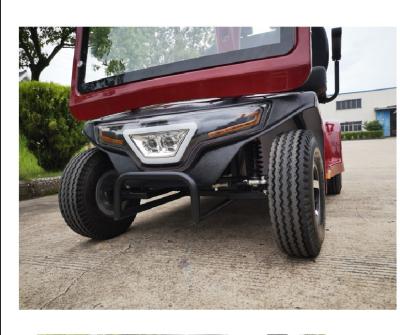 Cina grande taglia 4 ruote scooter elettrico di mobilità con tetto per disabili uomo rosso in vendita