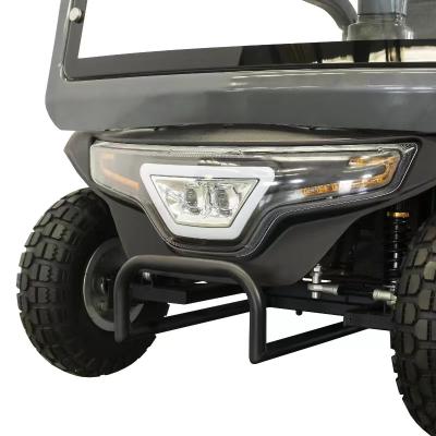 China Double Seat 4 Wheel Golf Electric Mobility Scooter With Sliders And Headrest  With LCD Display LED Lighting for sale