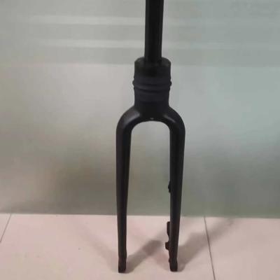 Cina Customized Aluminum Single Shock Bike Fork 25mm travel 100x15 Dropout Disc Brake in vendita