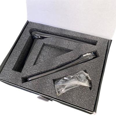 Cina China wholesale Carbon Gravel Road Bike Crankset Lightweight 170/172.5mm Shaft 40/42/44T Chainring. in vendita