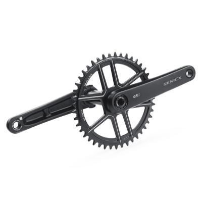 Cina Lightweight Road Bike Crankset Gravel Bicycle DUB Crank 165/170/175 42/44T in vendita