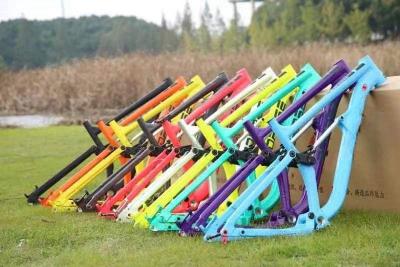 China Aluminum Alloy Full Suspension Frame with Inner Cabling Routing System for sale