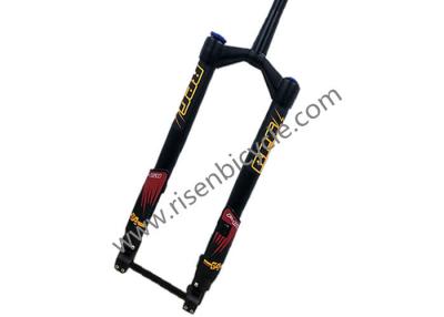 Cina 26er/27.5er Fat Bike Inverted Air Suspension Fork 150x15mm Dropout Rebound/Compression in vendita