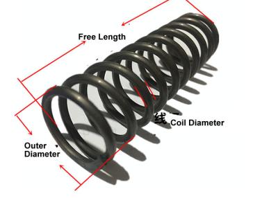 Cina Shock Absorber Steel Compression Coil Spring Customized Length and Rate in vendita