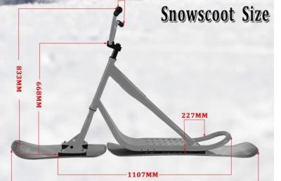 Cina Scooter da neve in alluminio di alta qualità per bambini Snow Bike Snowscooter in vendita