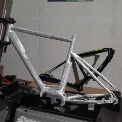 Cina 700C Aluminum Gravel ebike frame, Shimano E6000 electric road bike kit in vendita