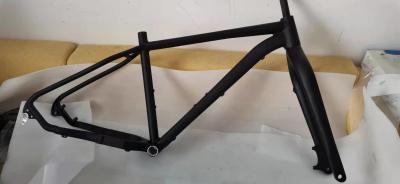 Cina 26x4.80 Aluminum Beach Bike Frame 197X12 dropout 120mm BB Disc Brake Snow Bike Frame in vendita