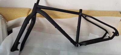 Cina 26x4.80 Aluminum Beach Bike Frame 197X12 dropout 120mm BB Disc Brake Snow Bike Frame in vendita
