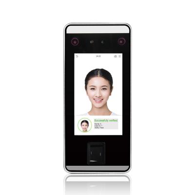 China Het Toegangsbeheersysteem van de gezichtserkenning en de opkomst van de Vingerafdruktijd met WiFi-de kaart van de Functiesteun RFID Te koop