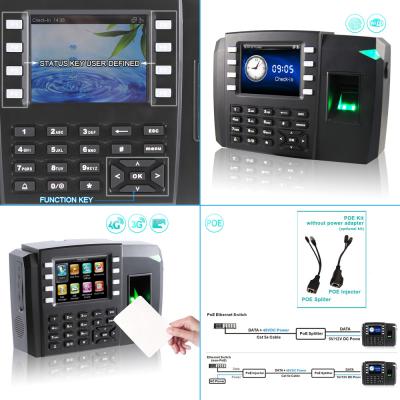 China Biometric Fingerprint Access Control and Time Attendance System with TCP/IP/USB and battery for sale