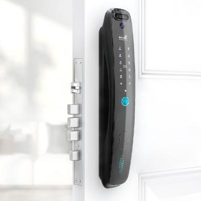 China Face Fingerprint and Password IC Card Smart Wireless Door Lock with TUYA/TT Lock APP Viewer Vision Digital with Camera for sale