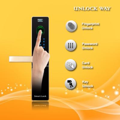 China Contactless Fingerprint Door Locks For Your Home , Bluetooth Entry Door Lock for sale