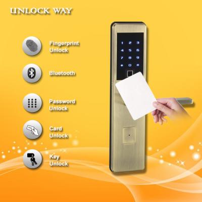 China Smart Card Hotel Door Lock , Card Operated Door Locks Support Android 4.3 System for sale