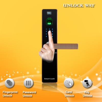 中国 LCD/声のプロンプトの生物測定の指紋およびパスワード ドア ロックは表示します 販売のため