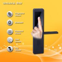 China Smart Home Bluetooth Security Door Lock , Fingerprint Scanner Door Entry System for sale