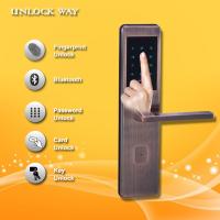 China Smart Home Bluetooth Security Door Lock , Fingerprint Scanner Door Entry System for sale