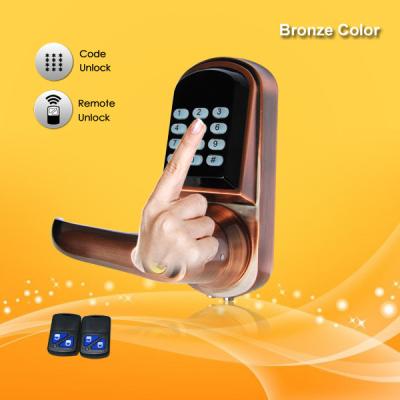 中国 開いた指紋/パスワードの容易な作動させた電子キーパッドのドア ロック 販売のため