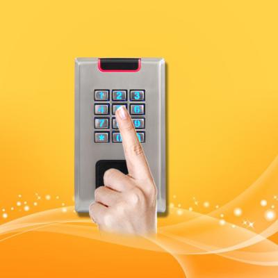 China Leitor de cartão material da proximidade do metal com teclado numérico umidade de funcionamento de 10% a de 90% à venda