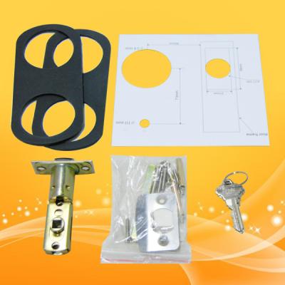 China High Security Keyless Hotel Card Reader Door Locks , Card Activated Door Locks for sale