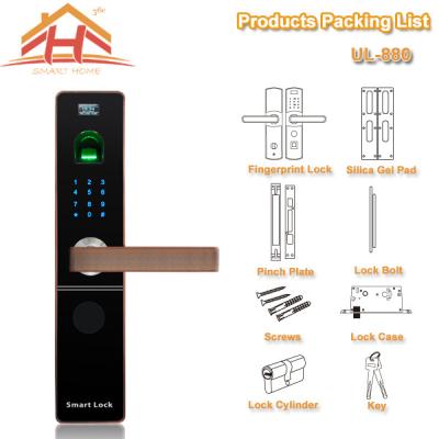 中国 合金パスワード機能の物質的なICカード出入口ロックを亜鉛でメッキして下さい 販売のため