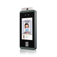 China Touch Screen TCP/IP Face Biometric Attendance System Support Temperature Terminal for sale