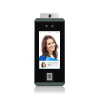 China Touch Screen TCP/IP Face Biometric Attendance System Support Temperature Terminal for sale