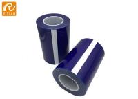 China PE Window Glass Protective Film 50 Micron Blue Anti UV Scratch Barrier Temporary Adhesive for sale