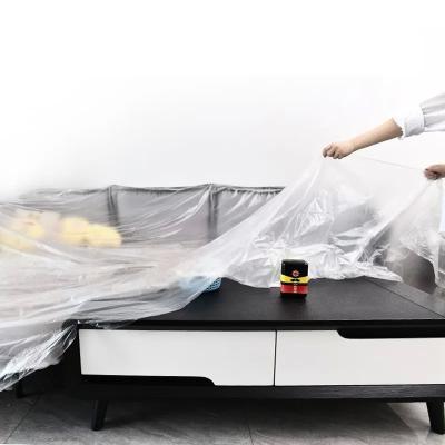 China Free Sample Clear Flexible Pallet Wrap Polyethylene Film For Sofa Bed, Furniture for sale
