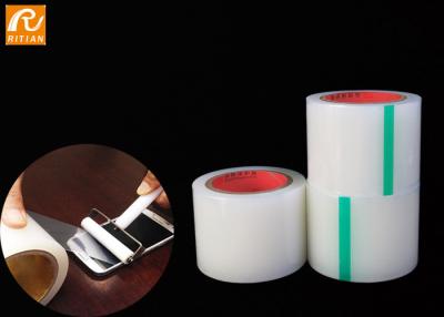 China Dust Remover Adhesive Protective Film 55mm 70mm Solvent Based  Adhesive Type for sale