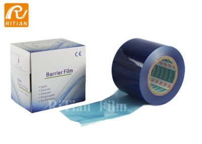 China Universal Dental Barrier Film Roll 50 Mic Thickness 1200 Sheet Stick  / Non Stick Edges for sale