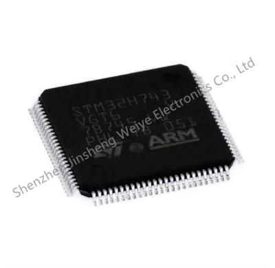 China STM32H743VGT6 MCU 32 Bit ARM Cortex M7 RISC 1MB Flash 1.8V 2.5V 3.3V 100Pin LQFP Tray Te koop