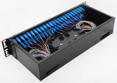 Cina Il singolo scaffale a 19 pollici a fibra ottica del quadro d'interconnessione del modo 1U ha montato il tipo 48 porto in vendita