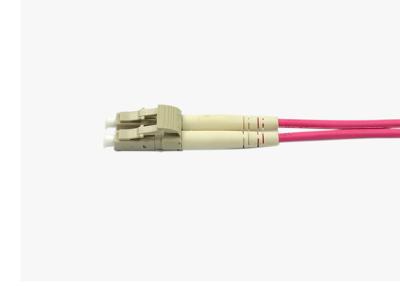 中国 OM4 LC LC繊維のパッチ・コード、高速光ファイバ ケーブル35dBリターン・ロス 販売のため