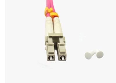 中国 OM4 LC LC繊維のパッチ・コード、高速光ファイバ ケーブル35dBリターン・ロス 販売のため