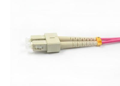 Cina Conteggio del duplex del diametro del cavo di toppa della fibra mista del 1 tester OM4 50/125MM in vendita