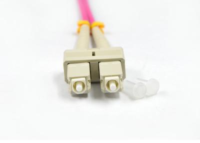 Cina Conteggio del duplex del diametro del cavo di toppa della fibra mista del 1 tester OM4 50/125MM in vendita