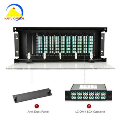 Chine 144 cassette de corde de correction du connecteur MPO de Sc de St FC LC de fibre à vendre