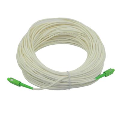 Chine Sc blanc adapté aux besoins du client RPA de couleur de longueur à la corde de correction optique recto de fibre de Sc de mode unitaire de SM de Sc RPA à vendre